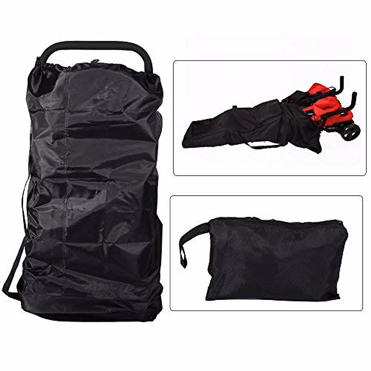 Garosa Stroller Transport Bags, Large Buggy Foldable Carrying Storage Bag for Airport Train Station Driving Travel