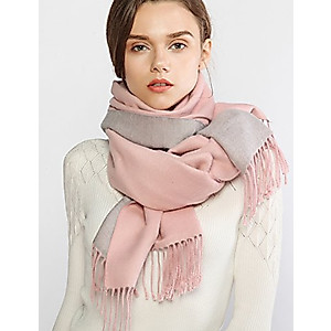 RIIQIICHY Pashmina Shawls and Wraps for Evening Dresses Scarfs for Women Fall Winter Travel Blanket Scarf Large Warm Scarves