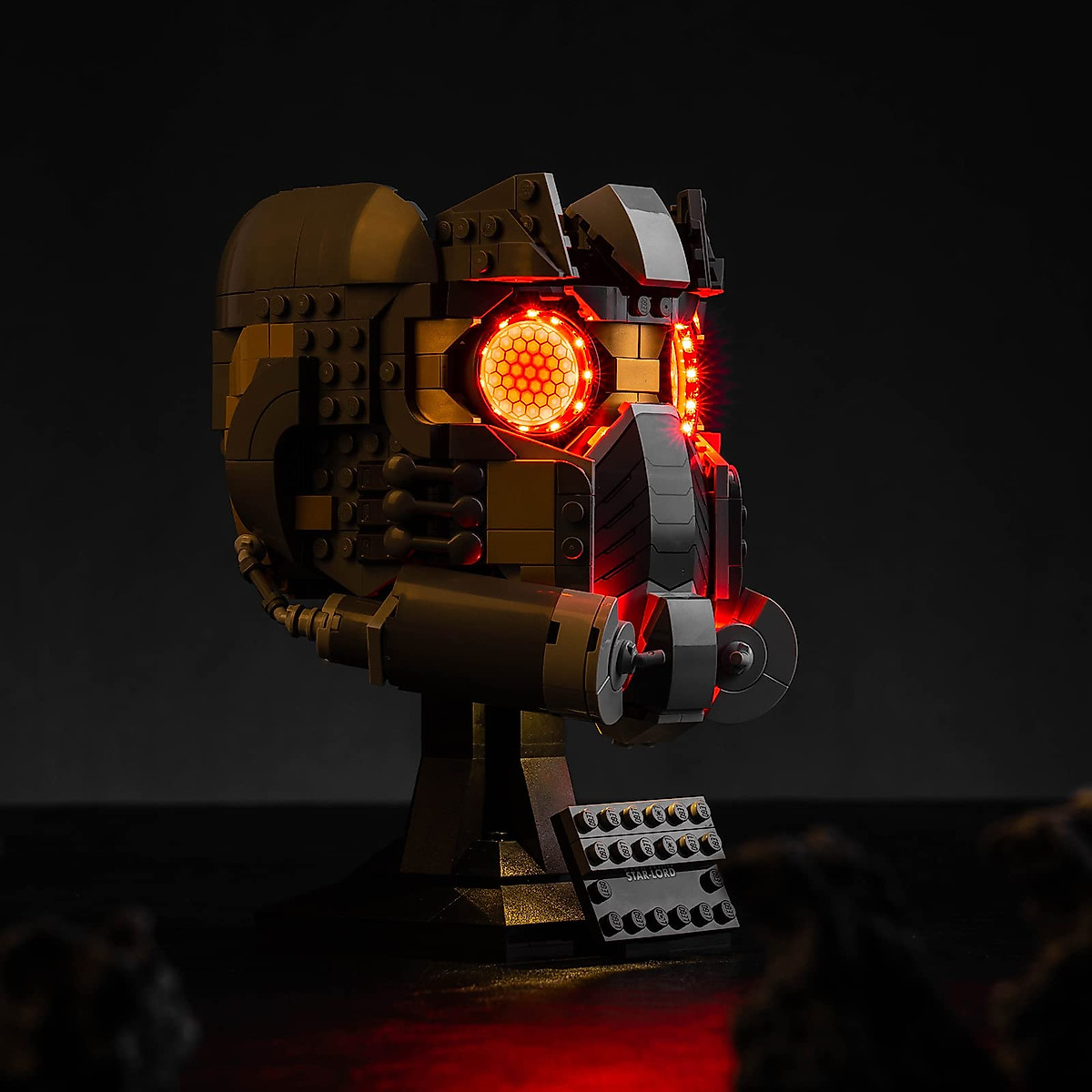 BrickBling LED Light for Lego Star-Lord's Helmet Set 76251(Lights Only), New 2023 Lighting Compatible with Lego Helmet- Light up Your Model