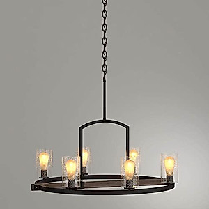Newbury Manor Collection 6-Light Vintage Bronze Chandelier