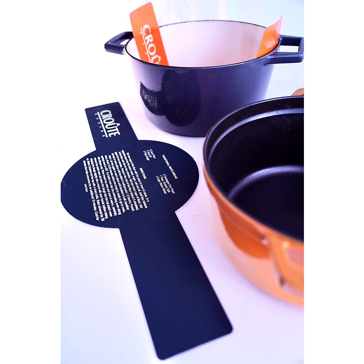 1 Croûte Baking Dutch Oven Silicone Baking Mat | Sourdough Bread Baking Supplies and Tools | Silicone Bread Sling | Reusable Parchment Paper Replacement |Bread Making Accessories and Tools