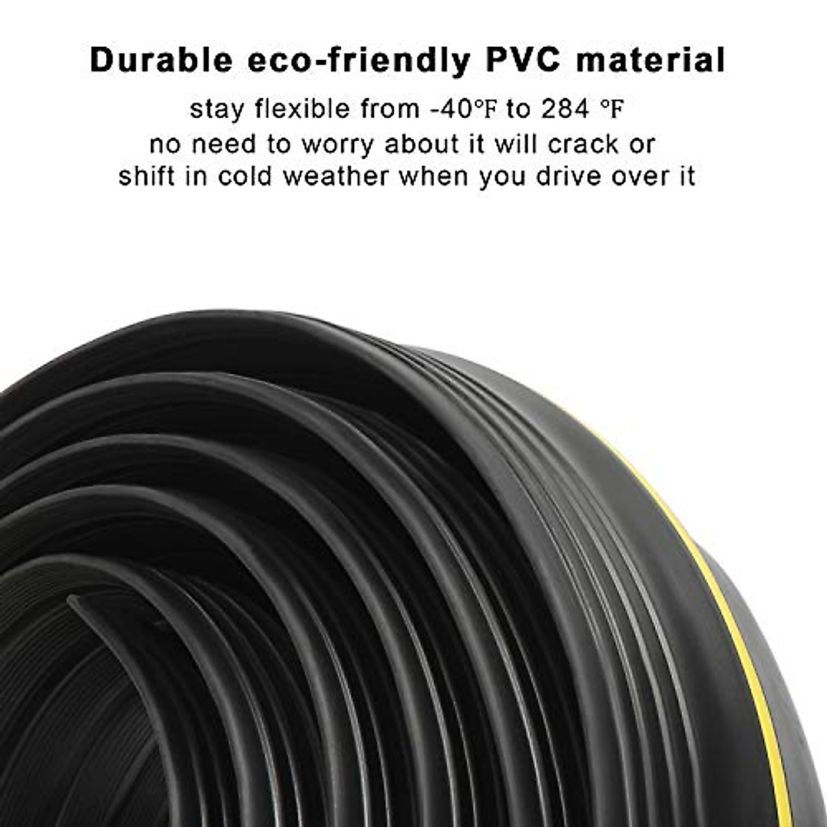 Eapele 10ft Garage Door Threshold Seal Weatherproof Easy Cut Replacement Strip
