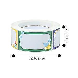 1 Roll Blank Name Tags Name Labels for Daycare Label Sticker Name Tag Sticker Small Labels Stickers Sign Labels Sticky Name Tags Students Stick Notes Small Sticker Labels