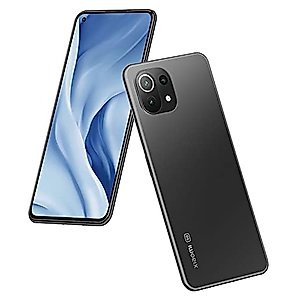 Mi 11 Lite 5G Dual 128GB 6GB RAM Factory Unlocked (GSM Only | No CDMA - not Compatible with Verizon/Sprint) International Version - Truffle Black