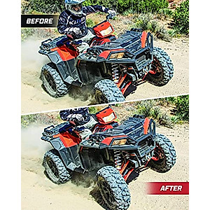 ATV Sportsman Front Mesh Grill With Light, A & UTV PRO Black Grille with LED Light Bar for 2017-2022 Polaris Sportsman XP 1000 SP 850 Accessories