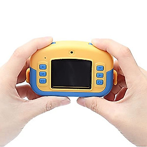 Kids Camera, 2 to 3 Hours Battery Life USB Charging Anti Fall Mini Portable Kids Digital Camera for Boys Girls Birthday (Blue) Cameras