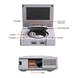 RETROFLAG PiStation CASE, Raspberry Pi 4 Case with Cooling Fan and 3pcs Raspberry Pi 4 Heatsinks for Raspberry Pi 4 Model/Pi 4B (Pi 4 Case)