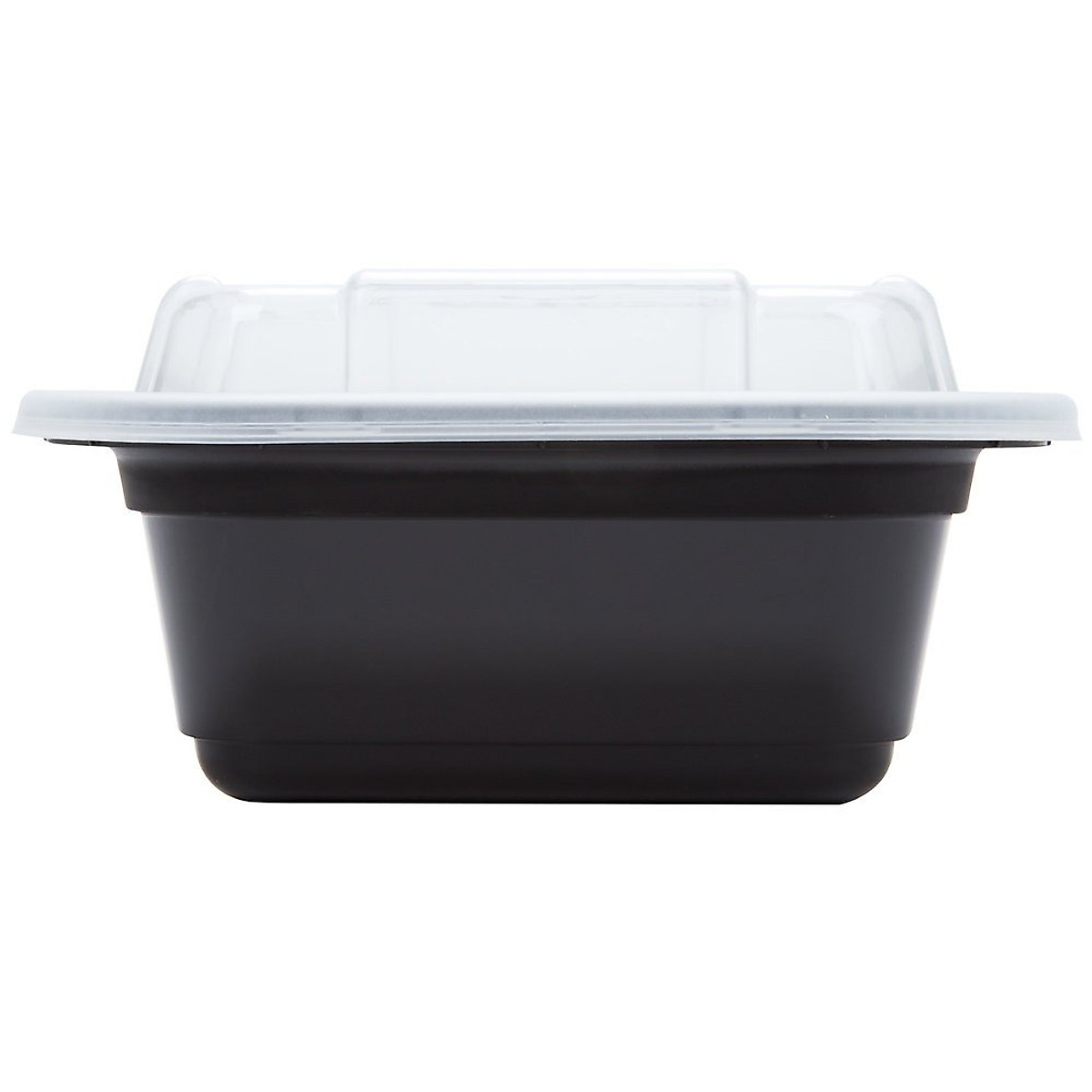 Pactiv NC838B VERSAtainers, Black/Clear, 24oz, 5 x 7 1/4 x 2 (Case of 150)