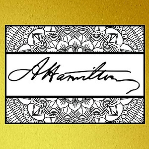 Coloring Broadway HAMILTON | “Legacy” Collection | COLORING POSTCARDS Hand-drawn illustrations - Printed on matte card stock (5" x 7") - Set of 4 Individual Postcards