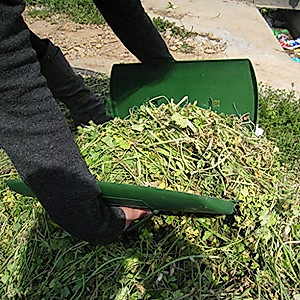 FOLOU 1 Pair Garden and Yard Leaf Scoops Hand Rakes, Large Sized, Multiple Use for Leaves, Lawn Debris and Trash Pick Up Good Use