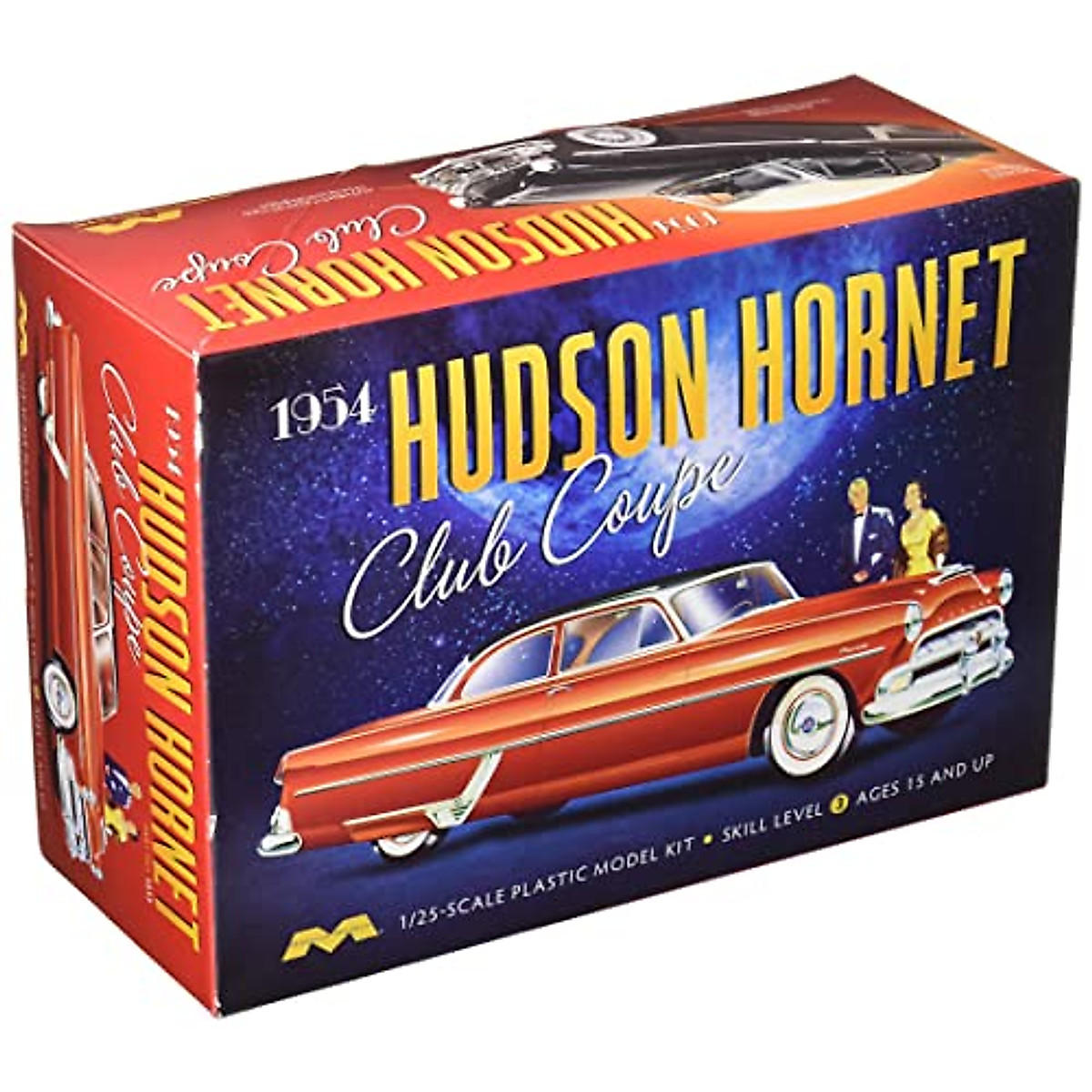 1954 Hudson Hornet Club Coupe 1:25 Scale Model Kit