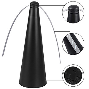 PIAOPIAONIU 2 Pcs Fly Fan for Tables,Portable Table Fly Fan Keep Flies and Bugs Away from Your Food