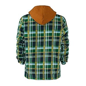 GIANTHONG Trench Coat Men Coat Hat Velvet Blazer Cropped Hoodie Mens Blazer Jacket Jackets Polo Rain Jacket Men Black Jacket Fleece Jacket Men Quarter Zip Sweater(Green,Large)