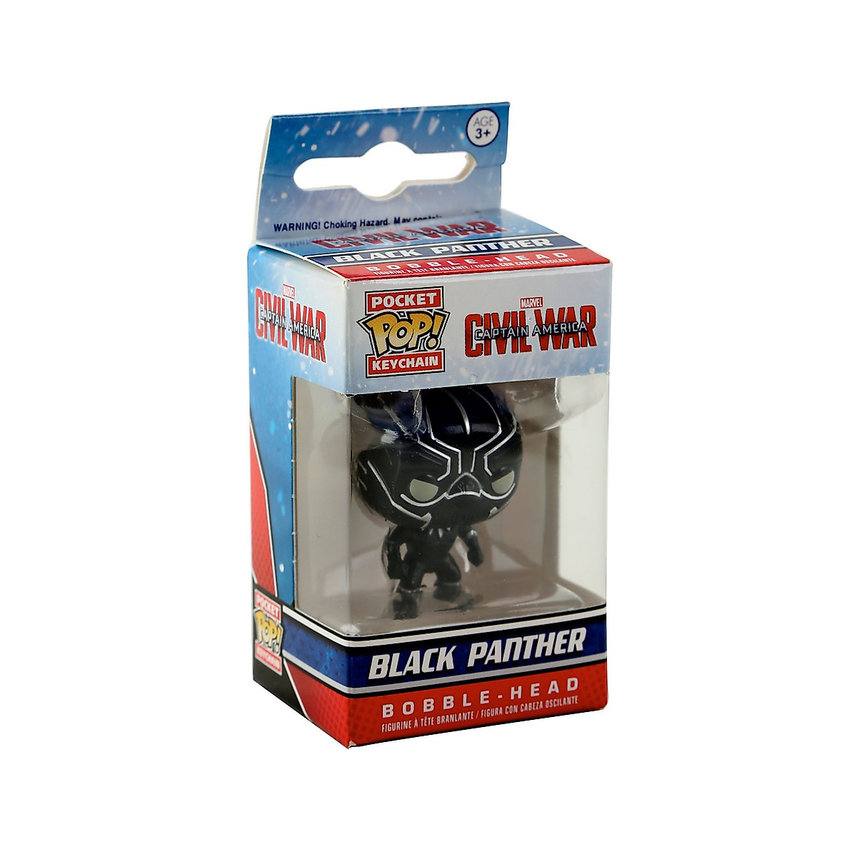 Funko POP Keychain: Captain America 3: Civil War Action Figure, Black Panther