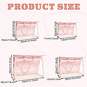 12 Pack Dust Bags for Handbags,Clear Handbag Storage Organizer with 12 Hooks Purse Dust Cover Storage Bag 4 Sizes Handbag Protector Bag for Closet (Gray+Pink+Yellow)