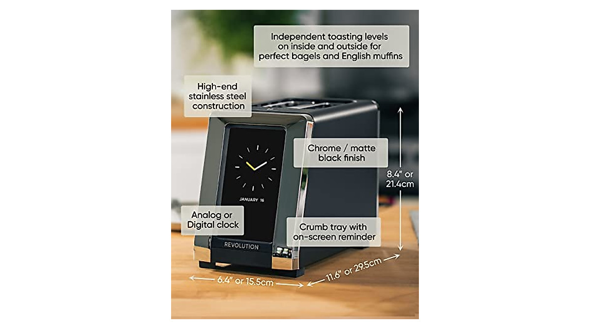 Revolution InstaGLO R180B Toaster - Perfect Toast Fast