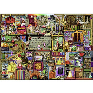 Ravensburger Craft Cupboard Puzzle - Premium 1000-Piece Jigsaw | Unique Softclick Technology | Perfect for Brain Game Enthusiasts | FSC-Certified for Sustainability