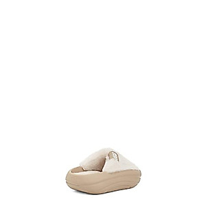 UGG Women's FOAMO UGGPLUSH Slide Sandal, Mustard Seed, 10