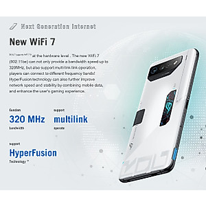 ASUS ROG Phone 7 Pro 5G Dual 512GB 16GB RAM Cooler Fan 7, Factory Unlocked (GSM Only | No CDMA - not Compatible with Verizon/Sprint) Tencent Version - White