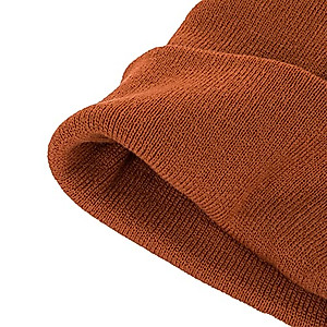 Komorebi Baby Beanie Baby Winter Hat Toddler Knit Hat Cap for Boys Girls Beanies Infant Double Layer Pom Pom Hats 01 Red 6-36 Months