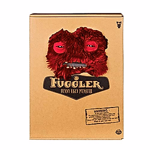 Spin Master Fuggler Funny Ugly Monster Deluxe Stuffed Animal 12" Large Plush (Lil' Demon)