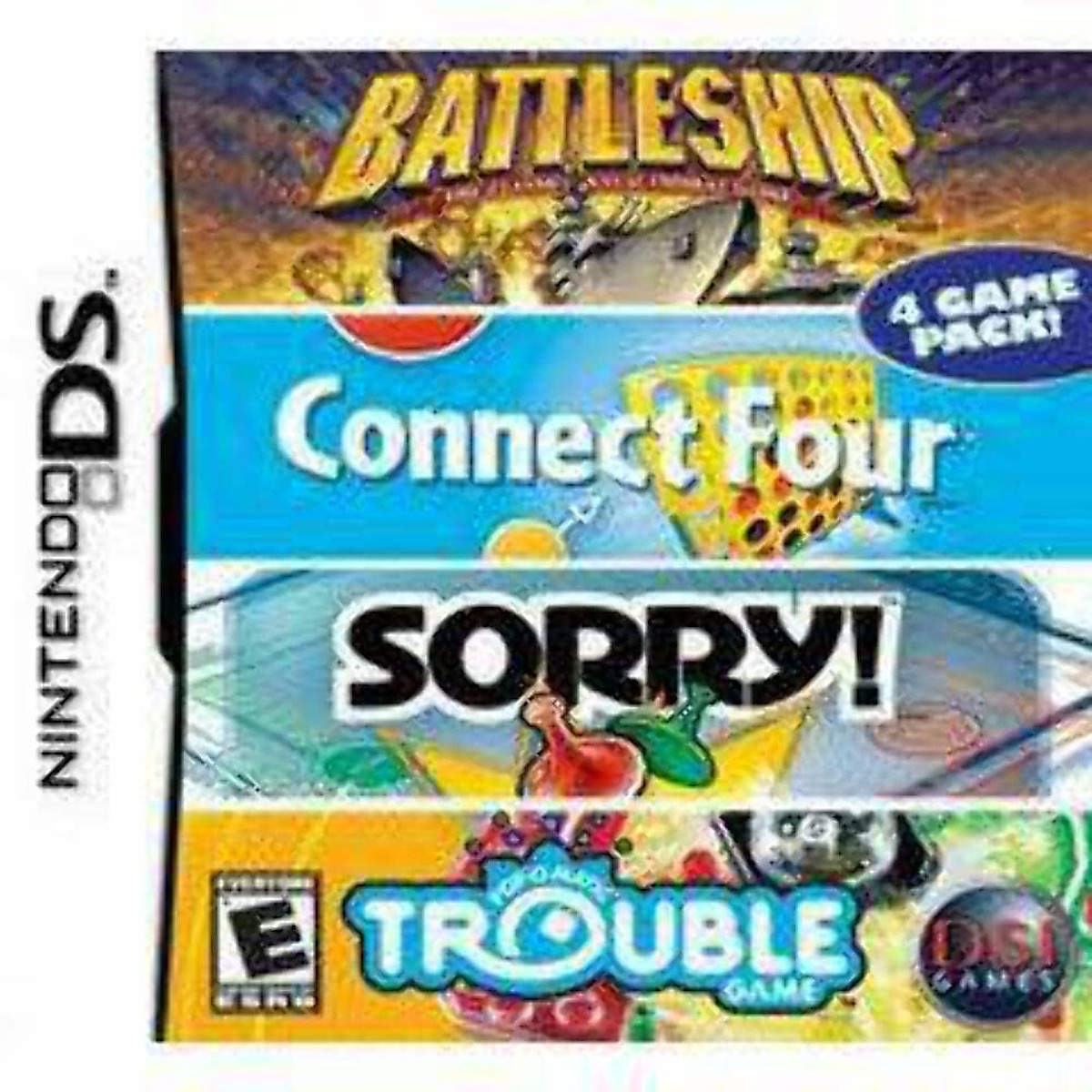 Battleship/Connect 4/Sorry/Trouble - Nintendo DS