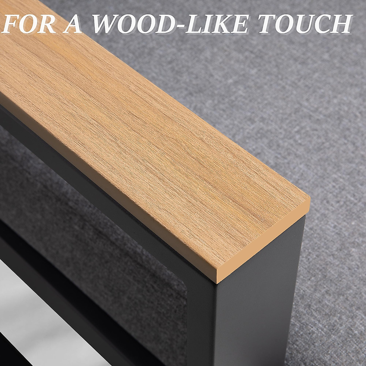 RoyalCraft Aluminum Outdoor Couch, All-Weather Metal Patio 3-seat Sofa with Soft Thick Cushions, Patio Sofa Couch for Porch Backyard Garden, Grey