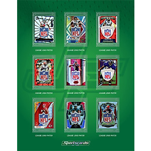 2022 Sportscards Jersey Fusion Football Edition Hobby Box - 1 Original Trading Card with an Authentic Player Worn Swatch or Patch
