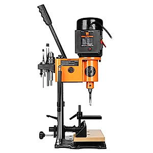 WEN 43013 5-Amp Cast Iron Bench Mortiser with Chisel Bit Set