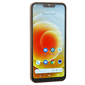 Airshi 4G Mobile Phone, Unlocked Smartphone 5G WiFi Face Recognition 4GB RAM 64GB ROM for Phone Call (US Plug)