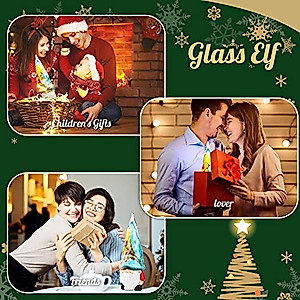 REYISO 11.4'' Solar Gnomes Garden Statues, Outdoor Garden Decor,Garden Gnomes Figurine Lights,Solar Resin Garden Statues Warm White Lights, Gnomes Decorations for Yard