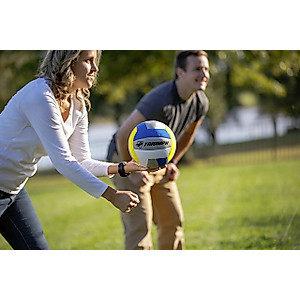 Triumph Sports Multi-Sport Versatile Combo Outdoor Game Net Set Includes Volleyball, Badminton, and Pickleball, Blue (35-7510-2)