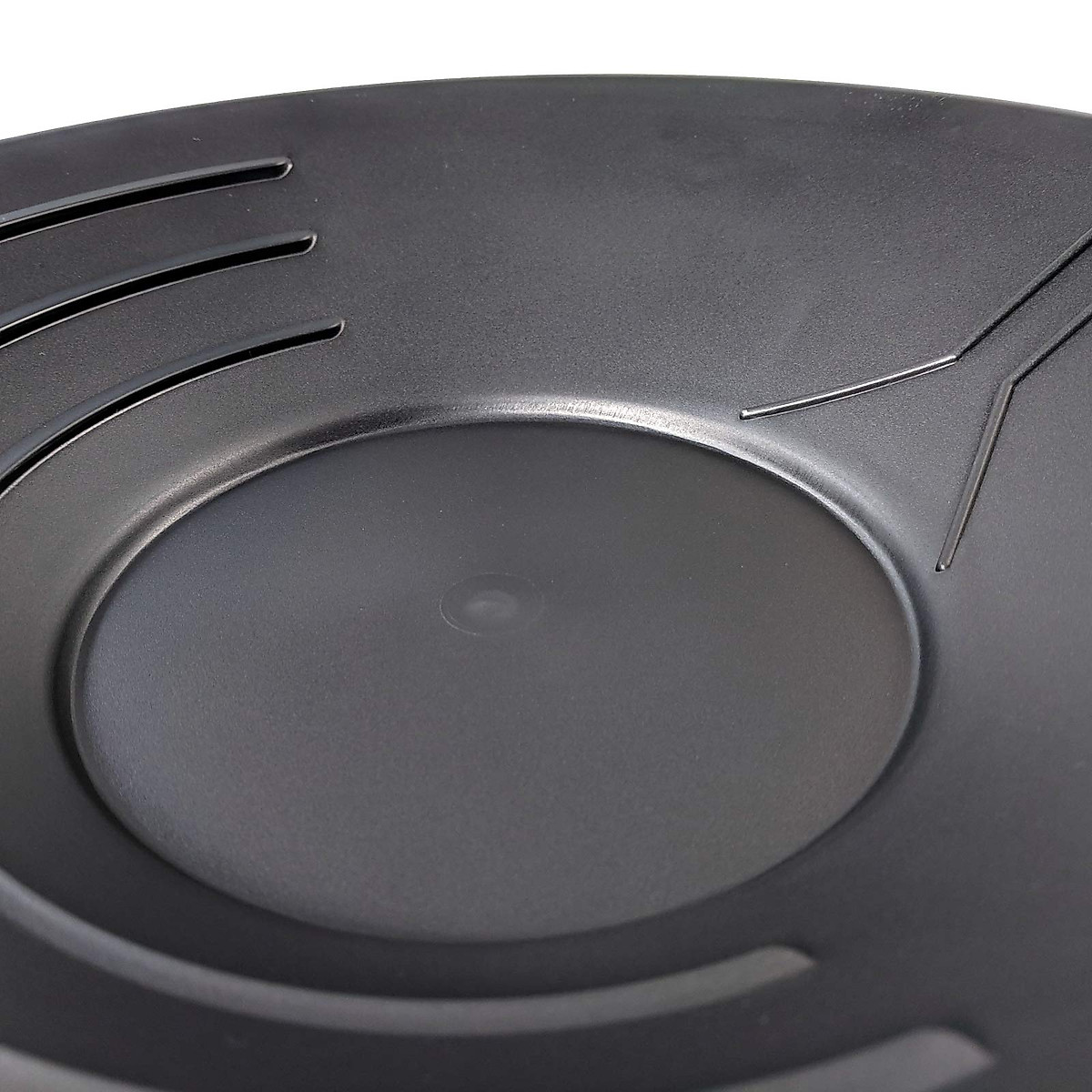 SE 14 Inch Gold Panning Pan - Three Riffles for Easier Mining and Prospecting, Black