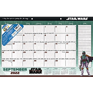 2023 Star Wars: Saga Desk Pad Calendar
