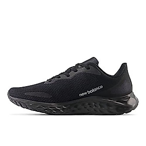 New Balance Women's Fresh Foam Arishi V4 Slip-Resistant Running Shoe, Black/Black Metallic/Black, 10