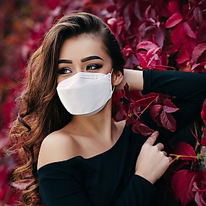 [30Packs]KF-94 - Face Protective Mask for Adult (White) [Made in Korea] [30 Individually Packaged] 4-Layers Premium KF-94 Certified Face Safety Dust White Mask for Adult