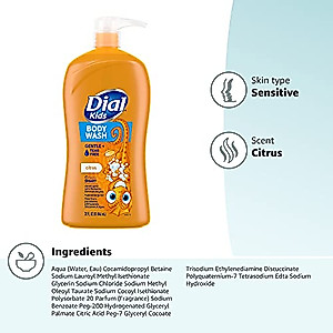 Dial Kids Body Wash, Citrus, 32 fl oz