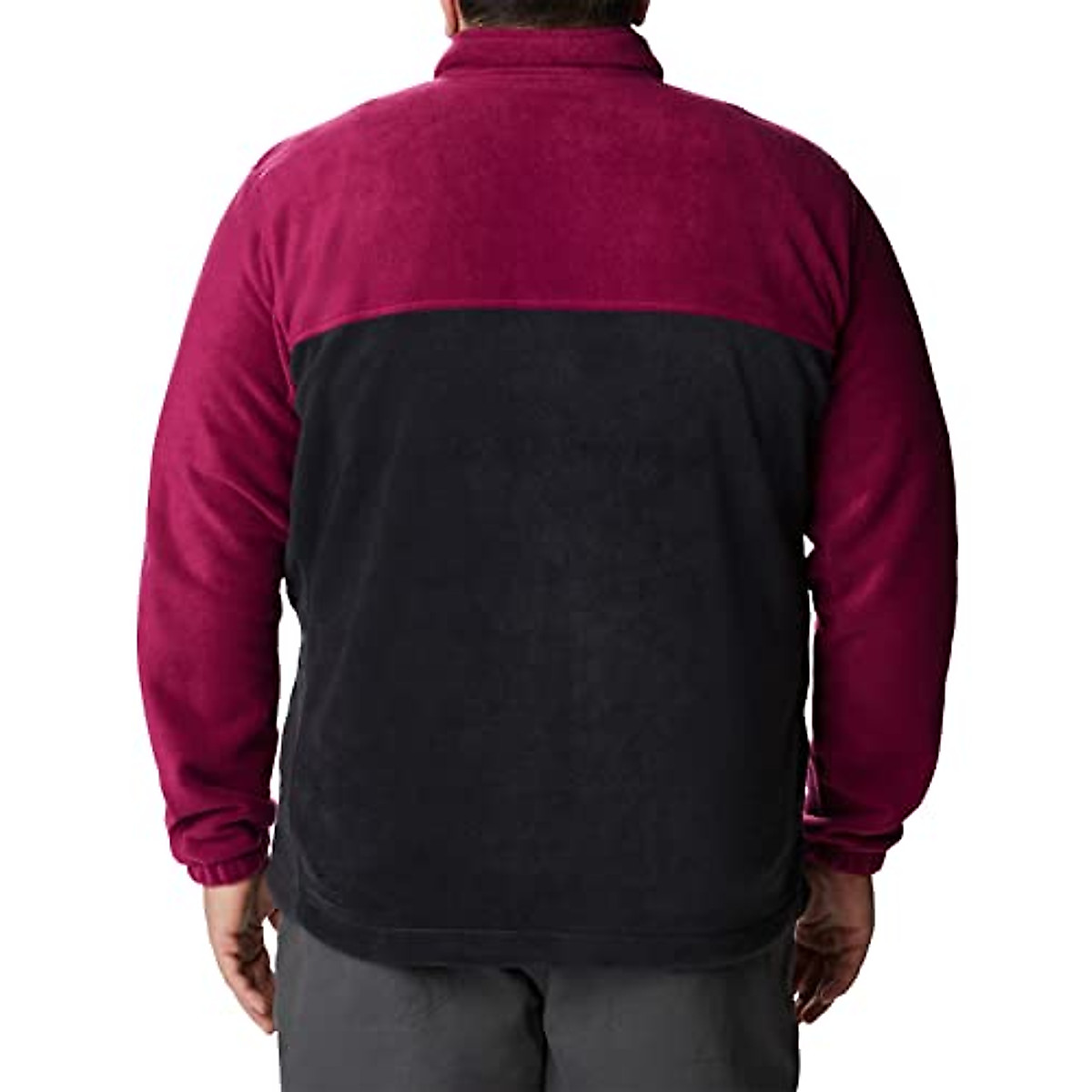 Columbia Men's Steens Mountain Full Zip 2.0, Red Onion/Black, Large
