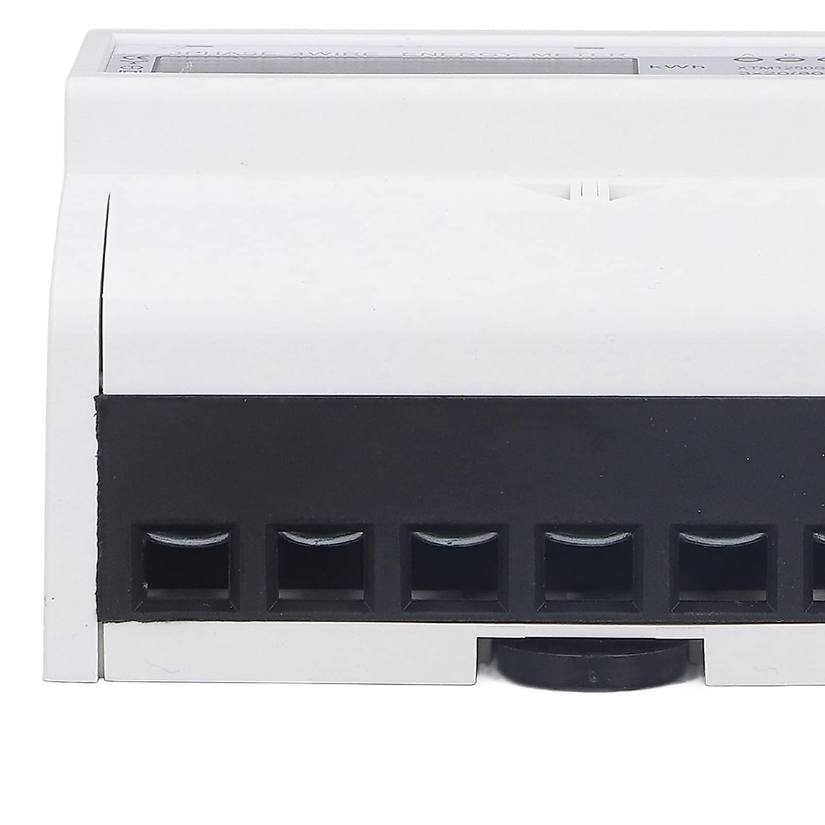 Electric Meter LCD Monitor Display for Din Guide Rail Guide Rail Meter 7P Phase 4 Wire *220V 380V Bit LCD Display Rail Bracket Measuring Meter Rail Fastener Power Meters