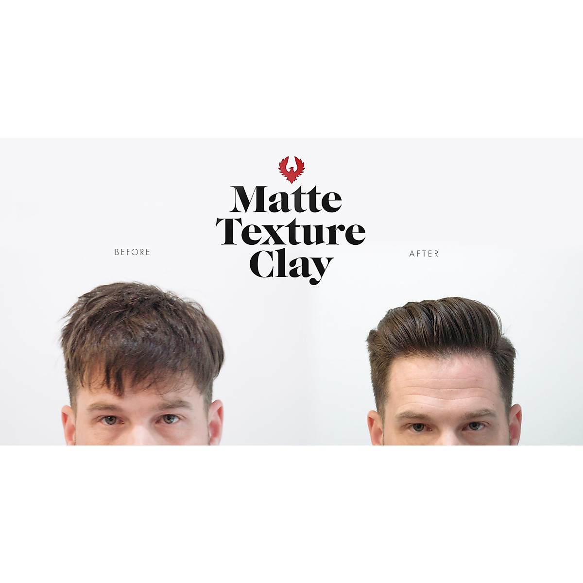 Atlas Matte Texture Clay 2.4 Ounce is a No Shine, Ultra Lightweight, Medium to Firm Hold, Thickening, Texturizing, Separating, Hair Styling and Grooming Product for Men and Women