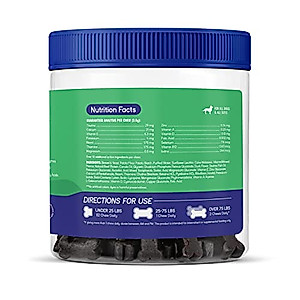 PupGrade Daily Multivitamin for Dogs - All-in-One Supplement for Digestive, Immune, Skin and Coat Health - 32 Healthy Nutrients, Probiotic Enzymes, Omega Fish Oil, Vitamins A, C, D & E - 30 Soft Chews