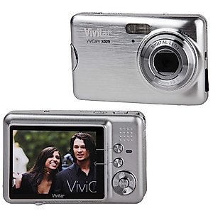 Vivitar ViviCam X029 10.1 MP 2.4-in Screen with 4x Zoom Digital Camera (Silver)