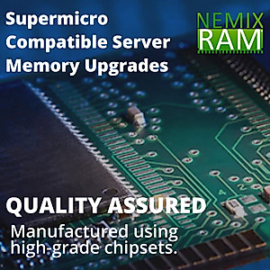 NEMIX RAM Supermicro Compatible MEM-DR464L-HL03-LR26 64GB (1x64GB) DDR4 2666 (PC4 21300) ECC Load Reduced LRDIMM Memory Ram