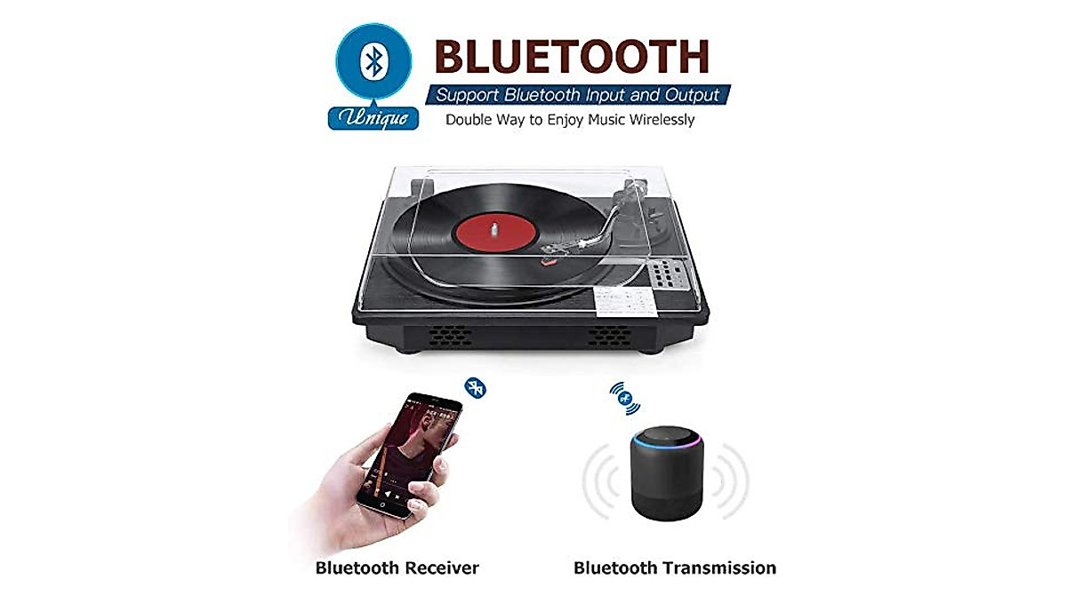 Bluetooth Record Player for Vinyl & MP3 Encoding