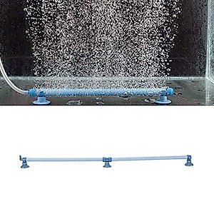 Zerone Air Stone Bubble, Fish Tank Aquarium Air Bubble Wall Air Stone Tube Spray Aeration Tube for Fish Tank(28")