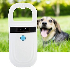 Luroze Pet Microchip Scanner, USB Rechargeable FDX B EMID Microchip Reader Scanner High Brightness