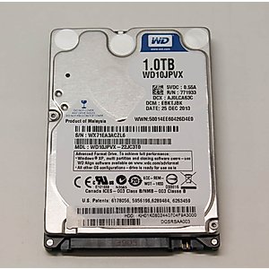 WD10JPVX WD 1TB 5400RPM 2.5 SATA 9.5MM