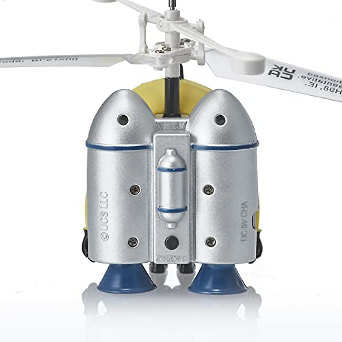 WOW! PODS Minions: Rise Of Gru - Otto Jetpack RC Flying Ball, Interactive Mini Remote Controlled Helicopter Toy for Kids Ages 4+