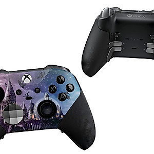 Harry Pottr X-box Elite Controller Series 2 Limited Edition by DreamController Custom Elite Series 2 Controller for X-box One/Series X/S Made with Advanced Hydro-Dip Paint Technology (Not Just a Skin)