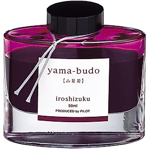 Pilot Iroshizuku Fountain Pen Ink - 50 ml Bottle - Yama Budo Wild Grapes (Bordeaux) (Japan Import)